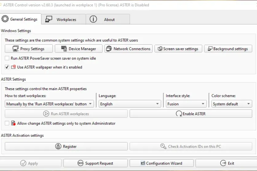 Setting up ASTER [ASTER Wiki]