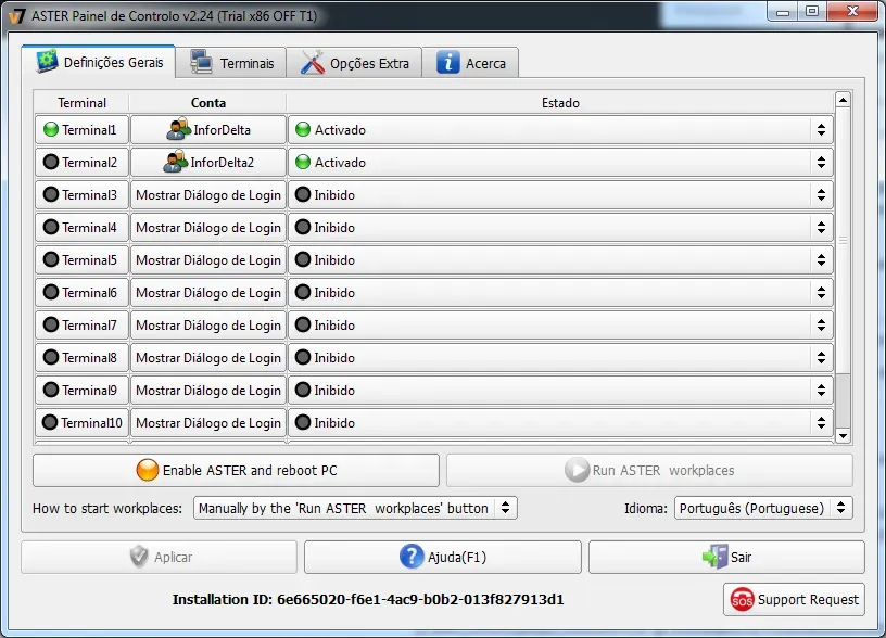 Guias do Painel de Controle do ASTER [ASTER Wiki]